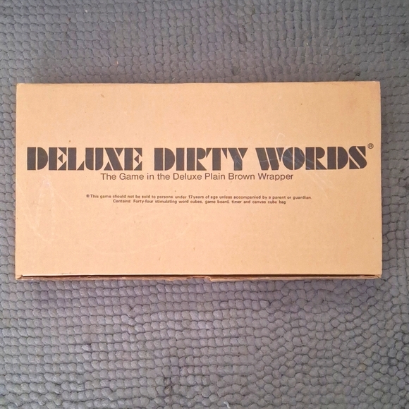 Baron/Scott Enterprises | Games | Vintage 979 Deluxe Dirty Words Board ...